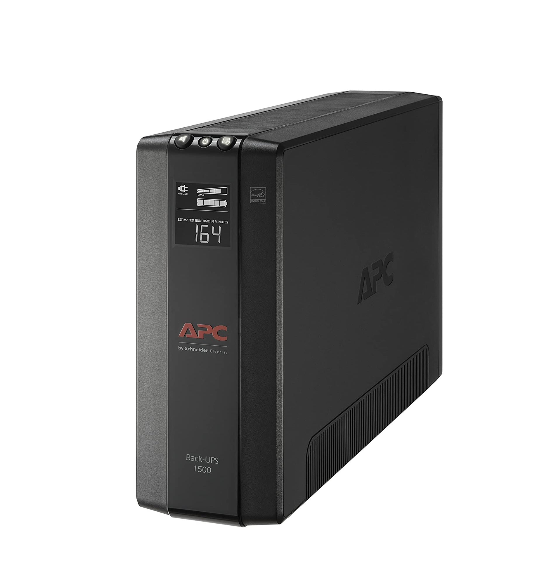 APC 1500VA UPS Battery Backup & Surge Protector, APC UPS Back-UPS Pro ...